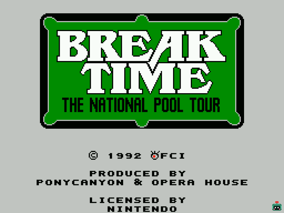 Play Break Time: The National Pool Tour (1993) Online | NES Games